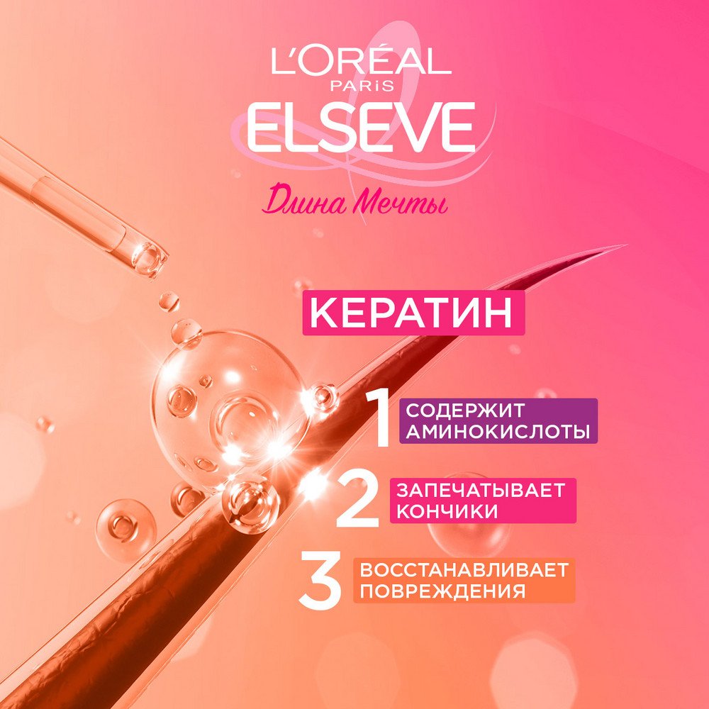 Крем-уход L'Oreal Elseve Длина Мечты Нет Ножницам, 200 мл: купить