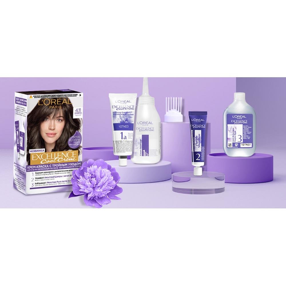 L'Oreal Paris Краска Excellence 8.11 Светло-Русый: купить у официальных ...