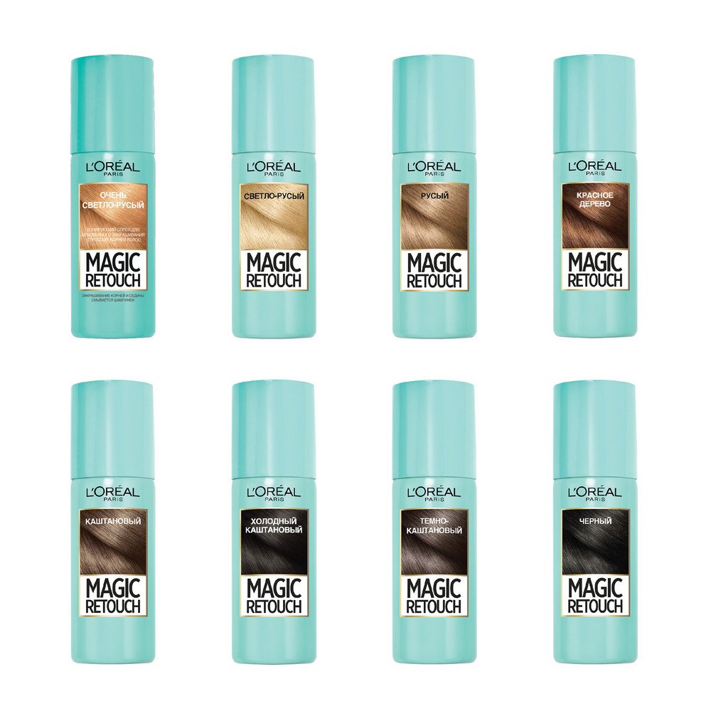 L'Oreal Paris Тонирующий спрей Magic Retouch Темно-Каштановый: купить